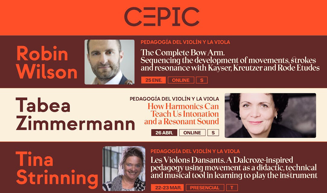 Nuevos cursos en CEPIC, el Centro para la Pedagogía de los Instrumentos de Cuerda - Deviolines